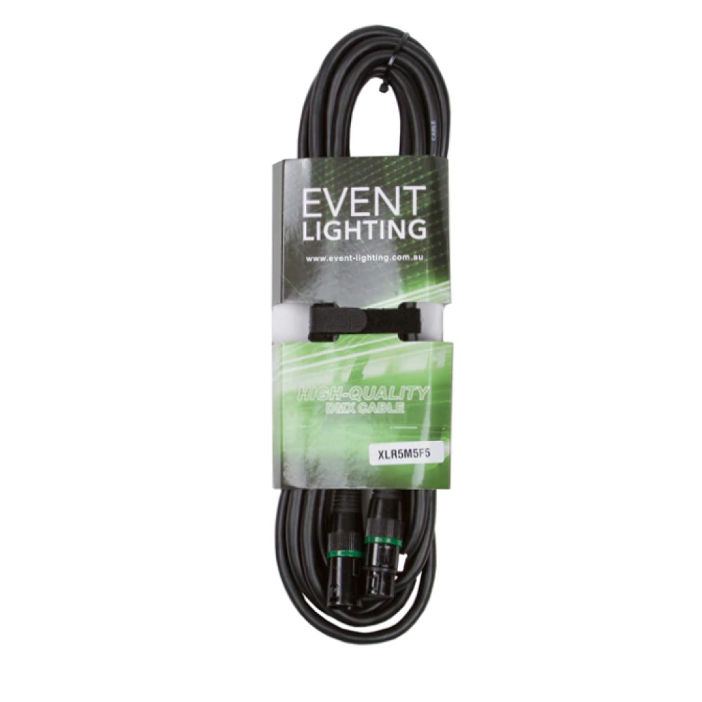 Event Lighting XLR5M5F5 – 5-pin DMX Cable (5m) | Light up my Life Event Lighting XLR5M5F5 – 5-pin DMX Cable (5m) | Light up my Life